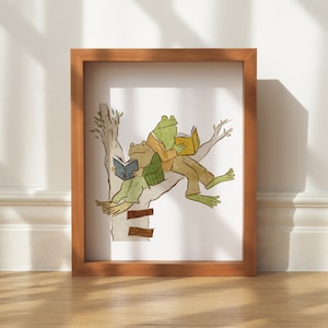 Frog and Toad Poster - Classroom Decor - Book Characters - Watercolor ...