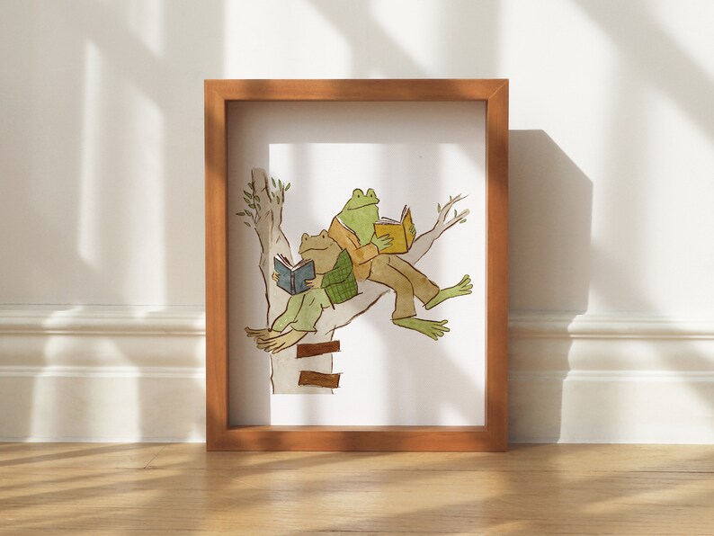 Frog and Toad Poster - Classroom Decor - Book Characters - Watercolor ...
