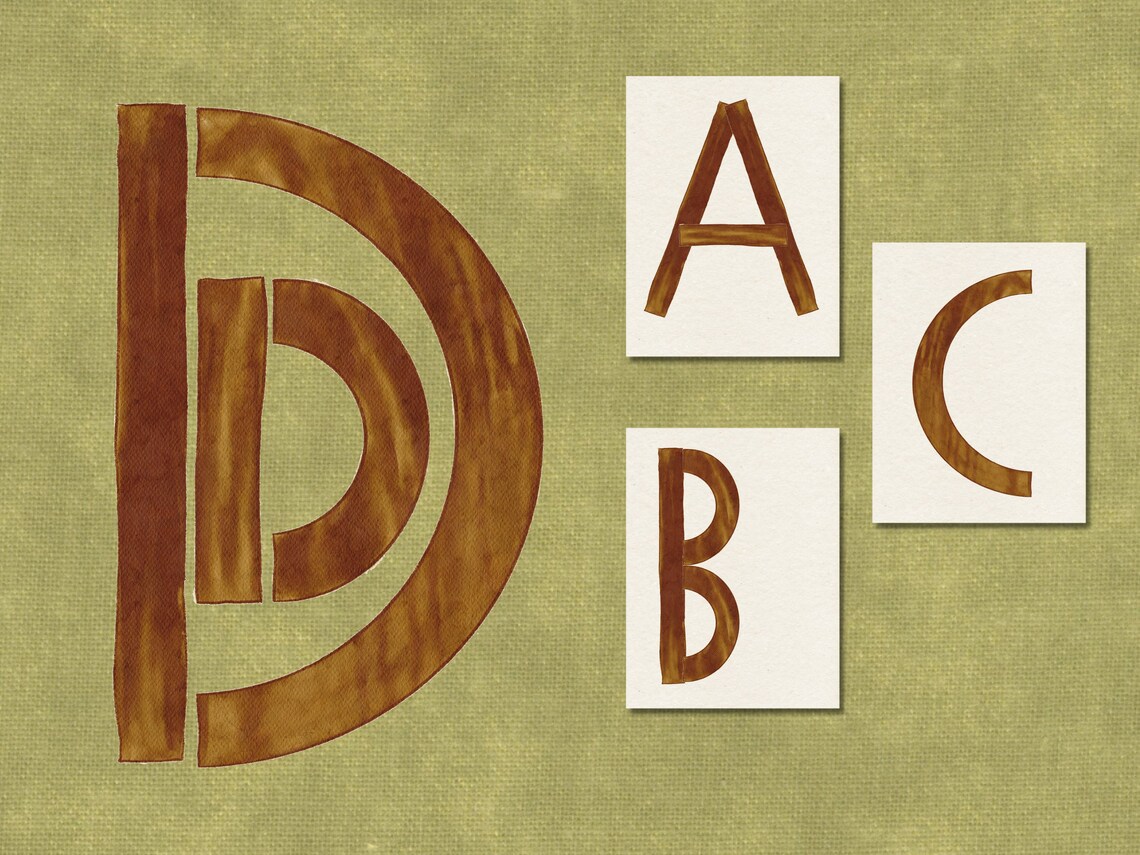 Letter Building Kit Capital Letter Flash Cards Visual - Etsy