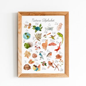 Cursive Alphabet - Handwriting Practice - Nature Based Curriculum ...