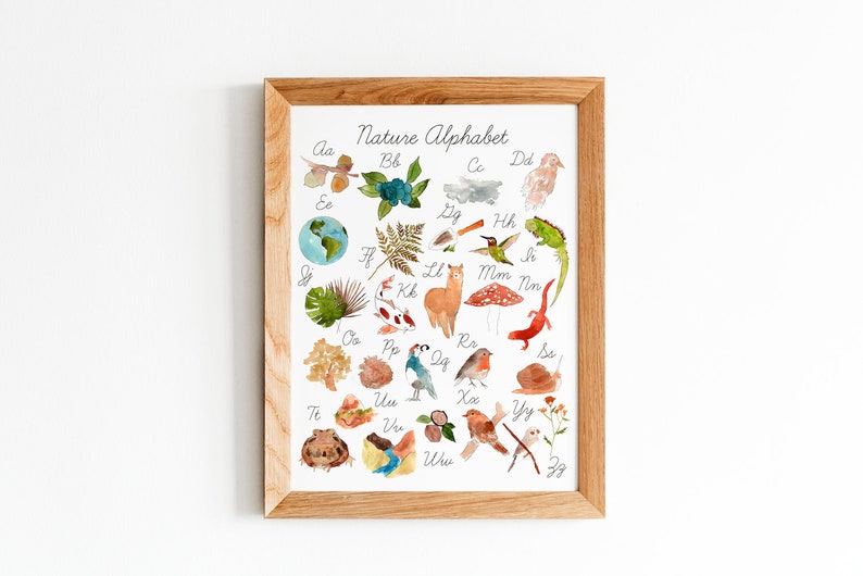 Cursive Alphabet - Handwriting Practice - Nature Based Curriculum ...