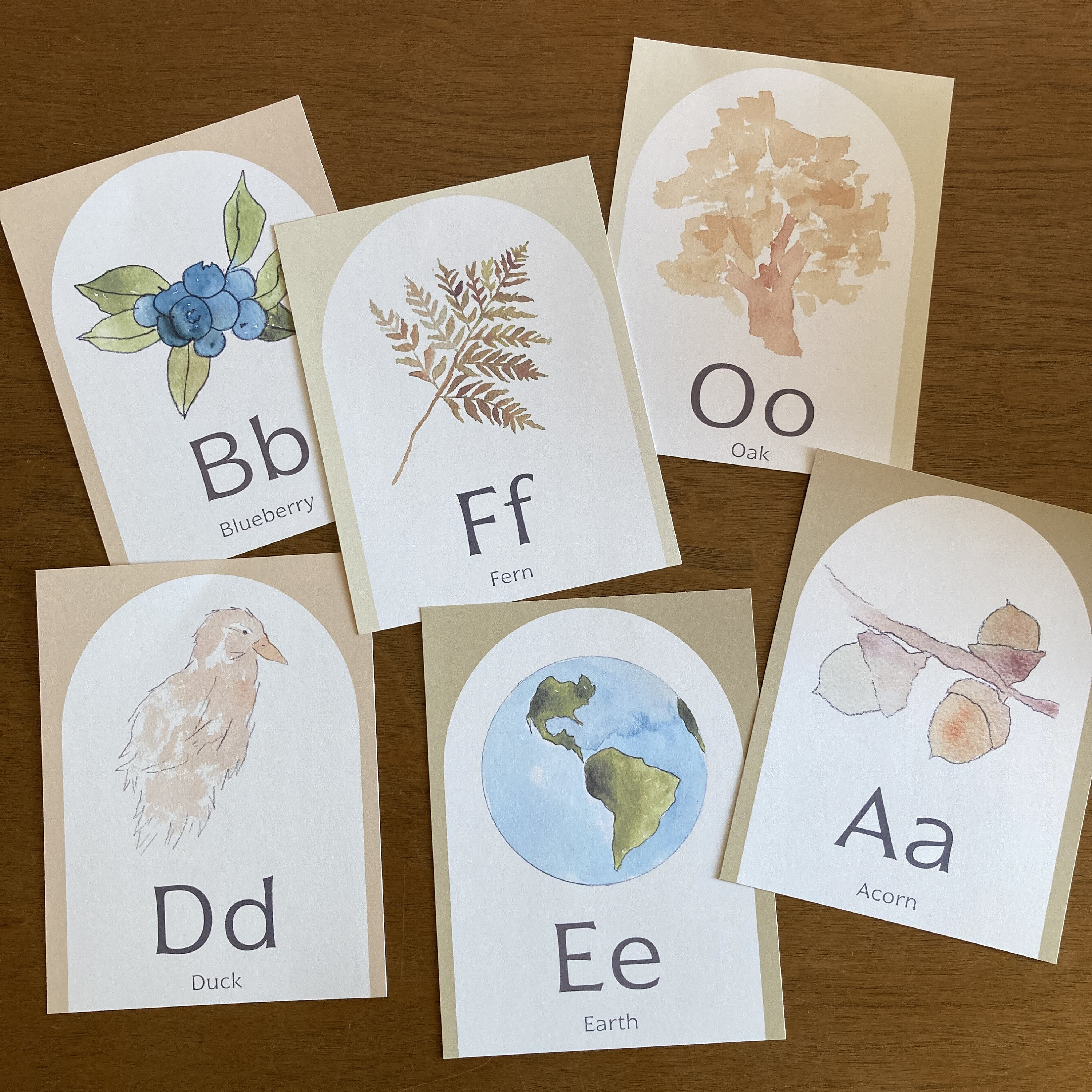 Nature Alphabet Bundle - Preschool Literacy Nature Education Printable ...