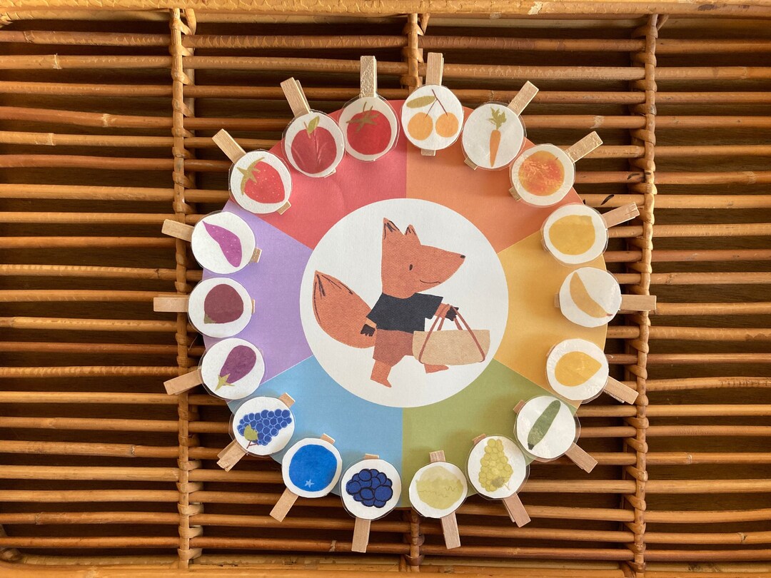 Preschool Color Wheel Matching Game - Fine Motor Skills - Learning ...