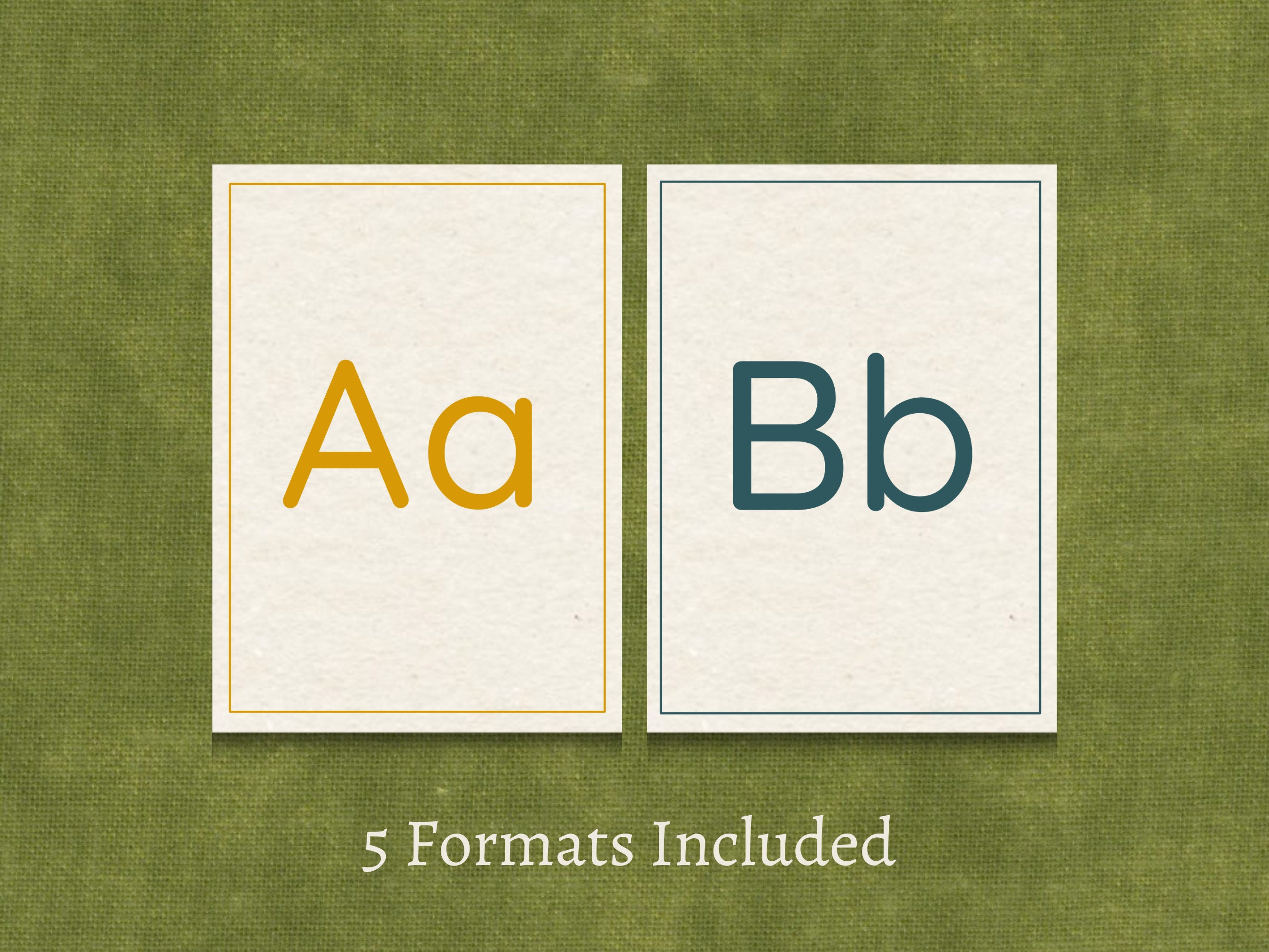 Minimal Alphabet Cards Letter Tracing Flash Cards - Etsy