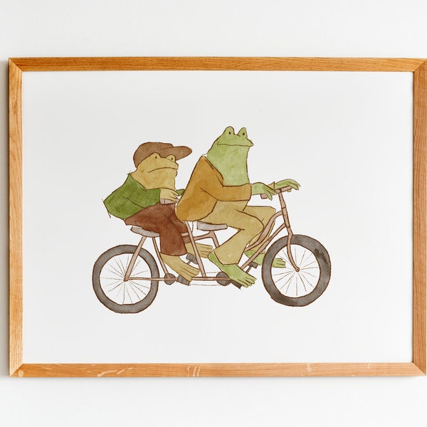 Frog and Toad Book Art - Etsy