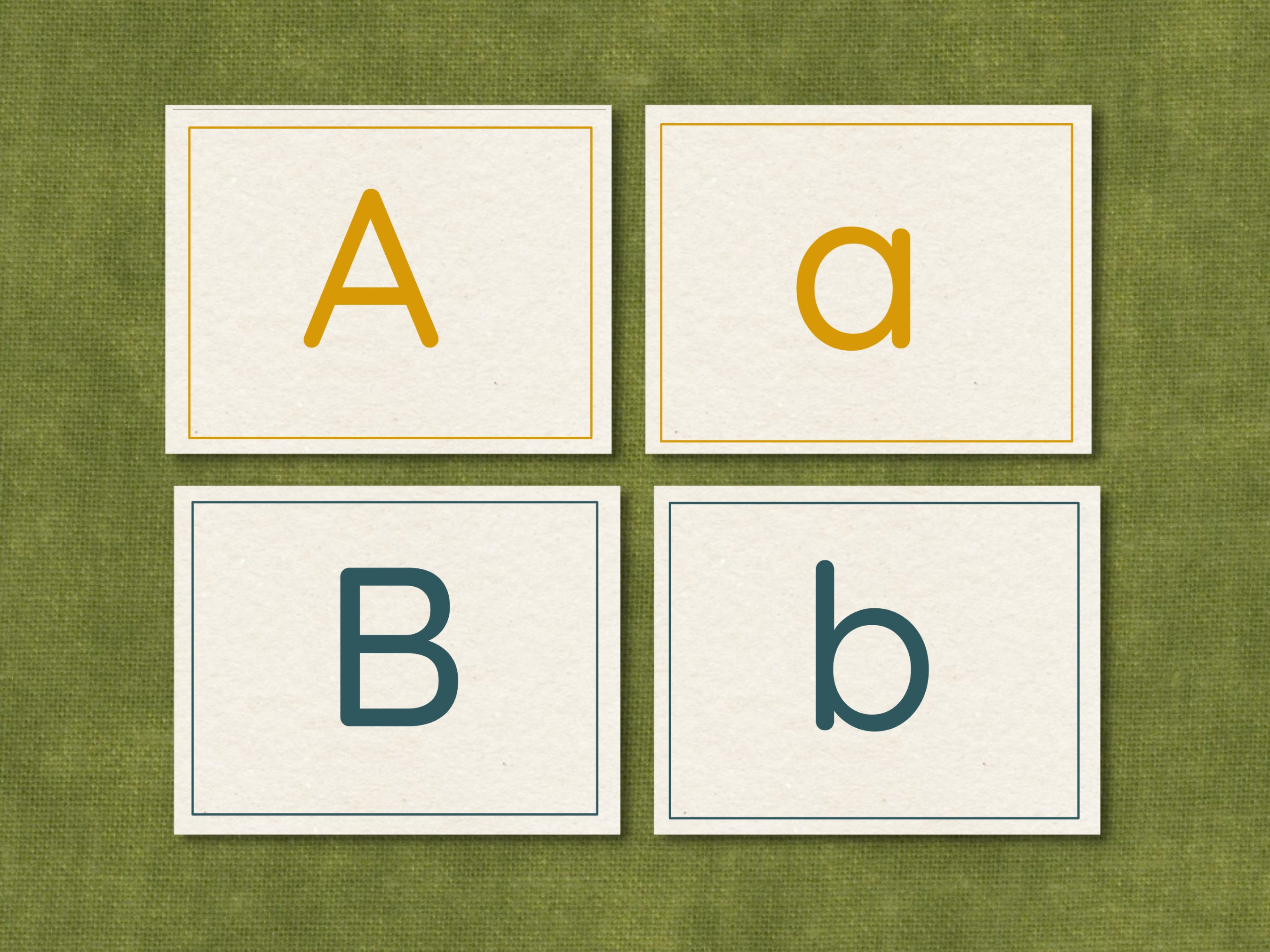 Minimal Alphabet Cards Letter Tracing Flash Cards - Etsy