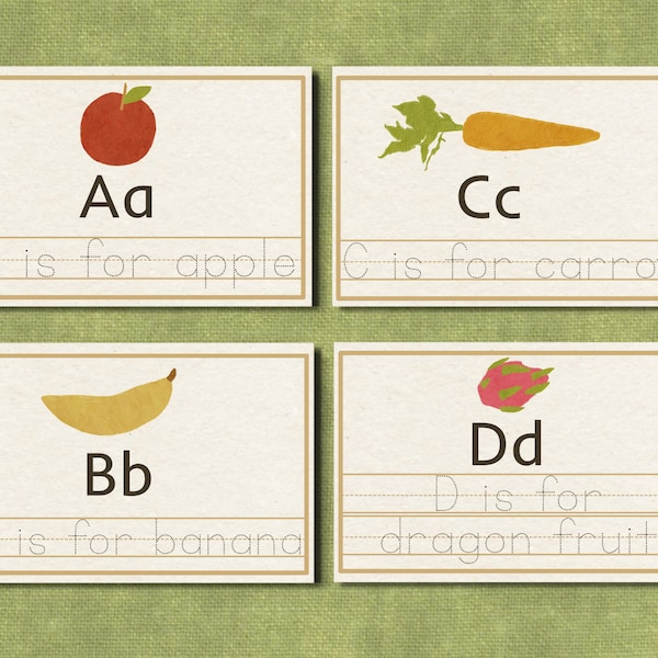 CVC Phonics Matching Cards Montessori Printable Photographs Letter ...