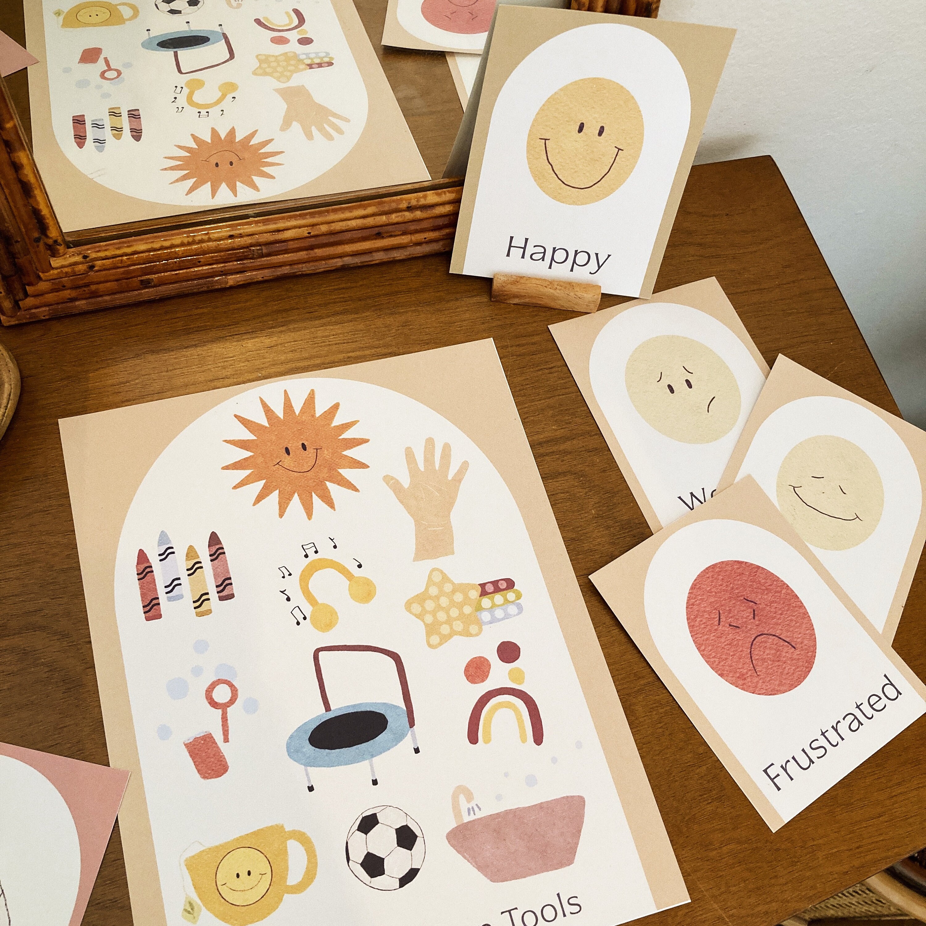 My Feelings Bundle Posters and Flashcards for Emotions Calm Down Corner ...