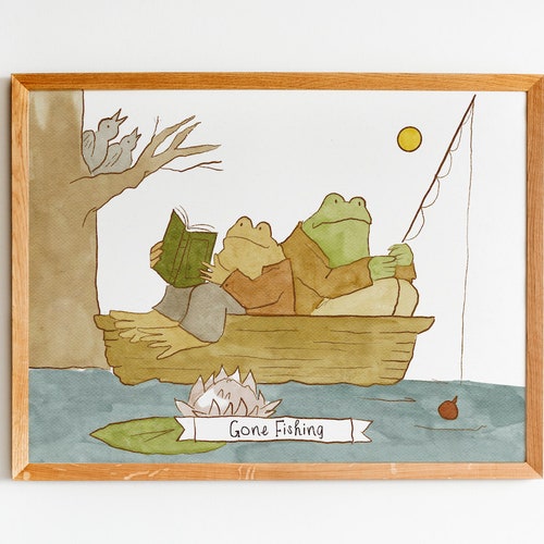 Frog and Toad Poster Classroom Decor Book Characters - Etsy