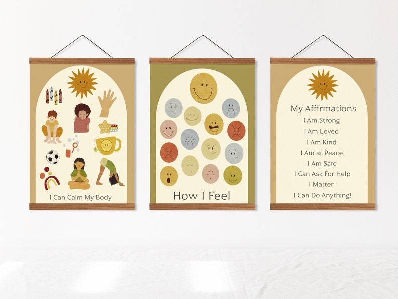 My Feelings Bundle Posters and Flashcards for Emotions - Etsy