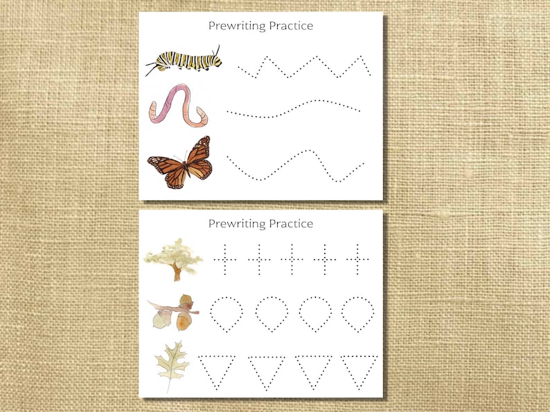 Prewriting Tracing Pages - Handwriting Practice for Preschool and ...