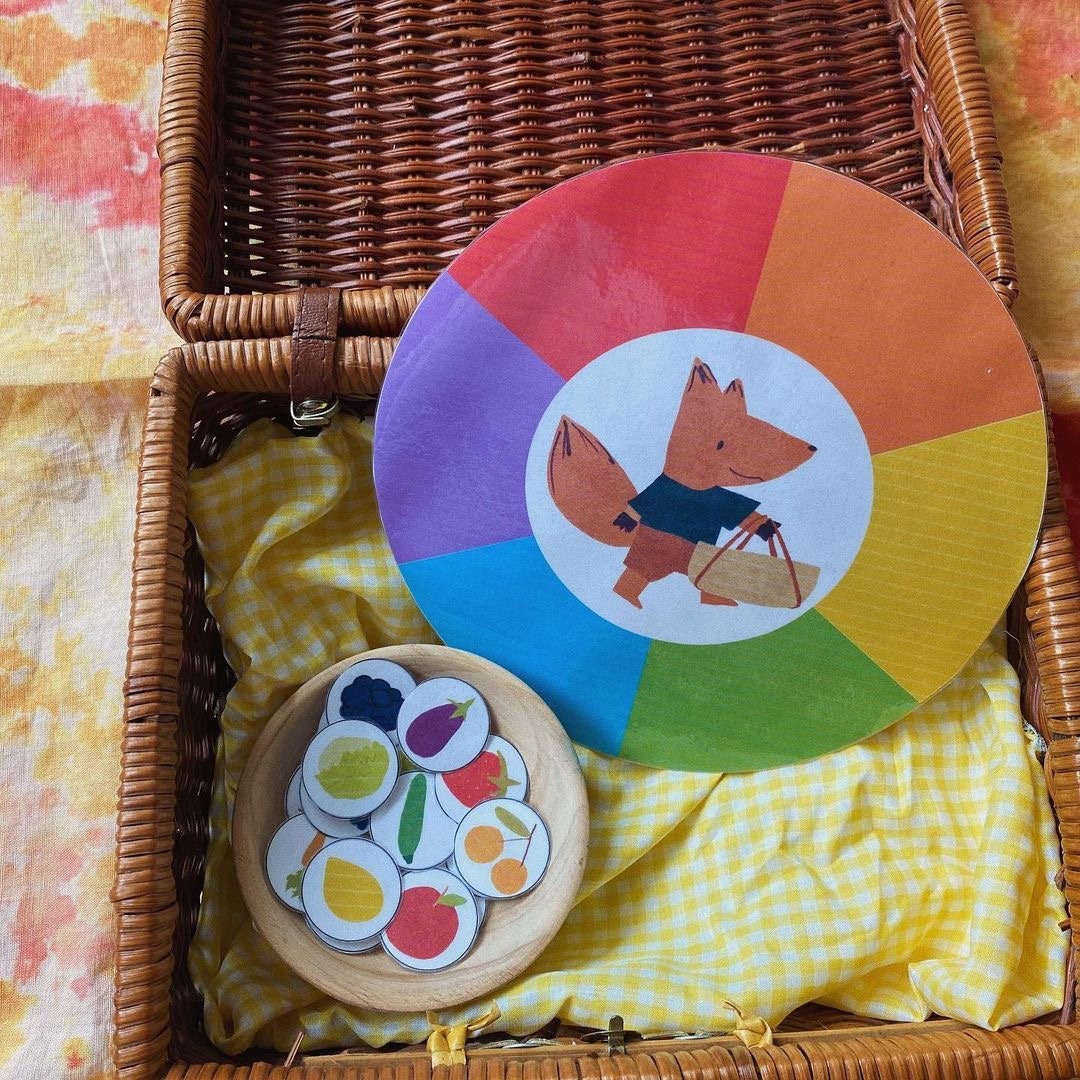 Preschool Color Wheel Matching Game Fine Motor Skills - Etsy Australia