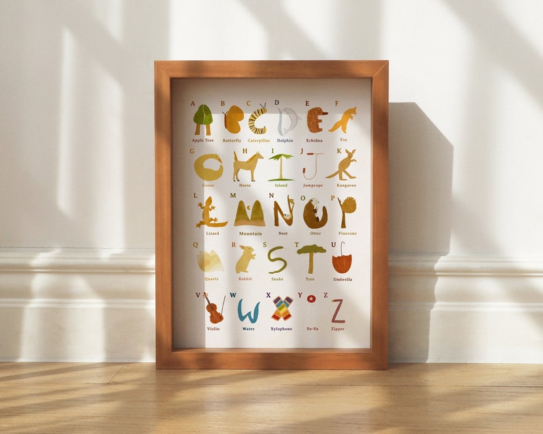 Waldorf Alphabet Poster - Alphabet Forest Curriculum - Waldorf ...