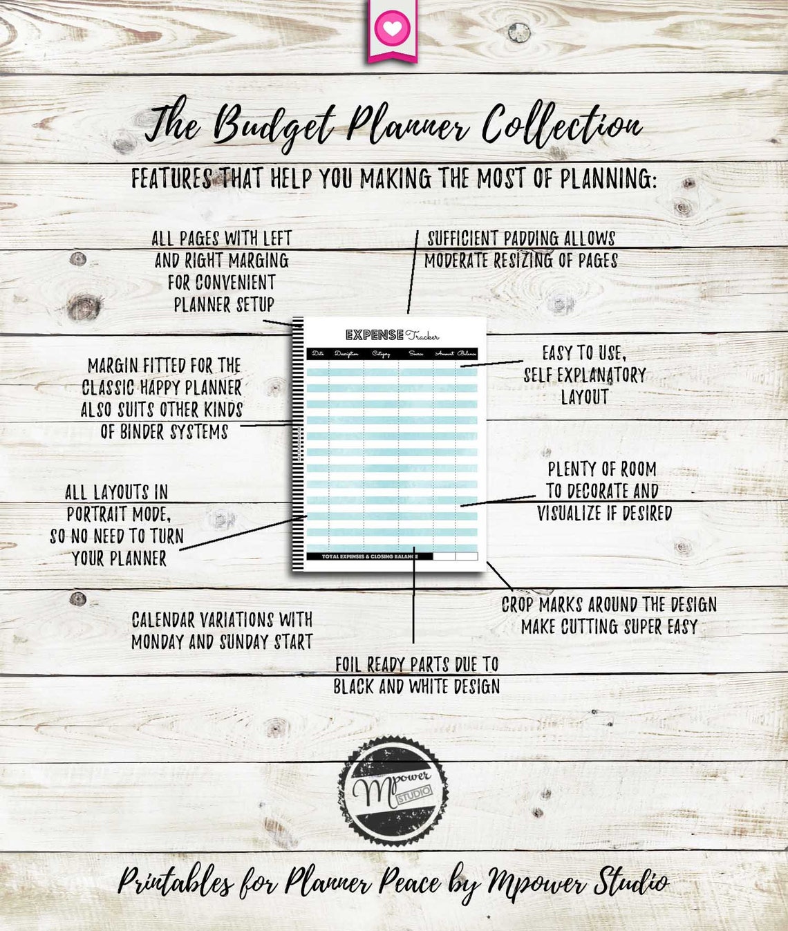 Classic Happy Budget Planner Printable Finance Inserts - Etsy Singapore