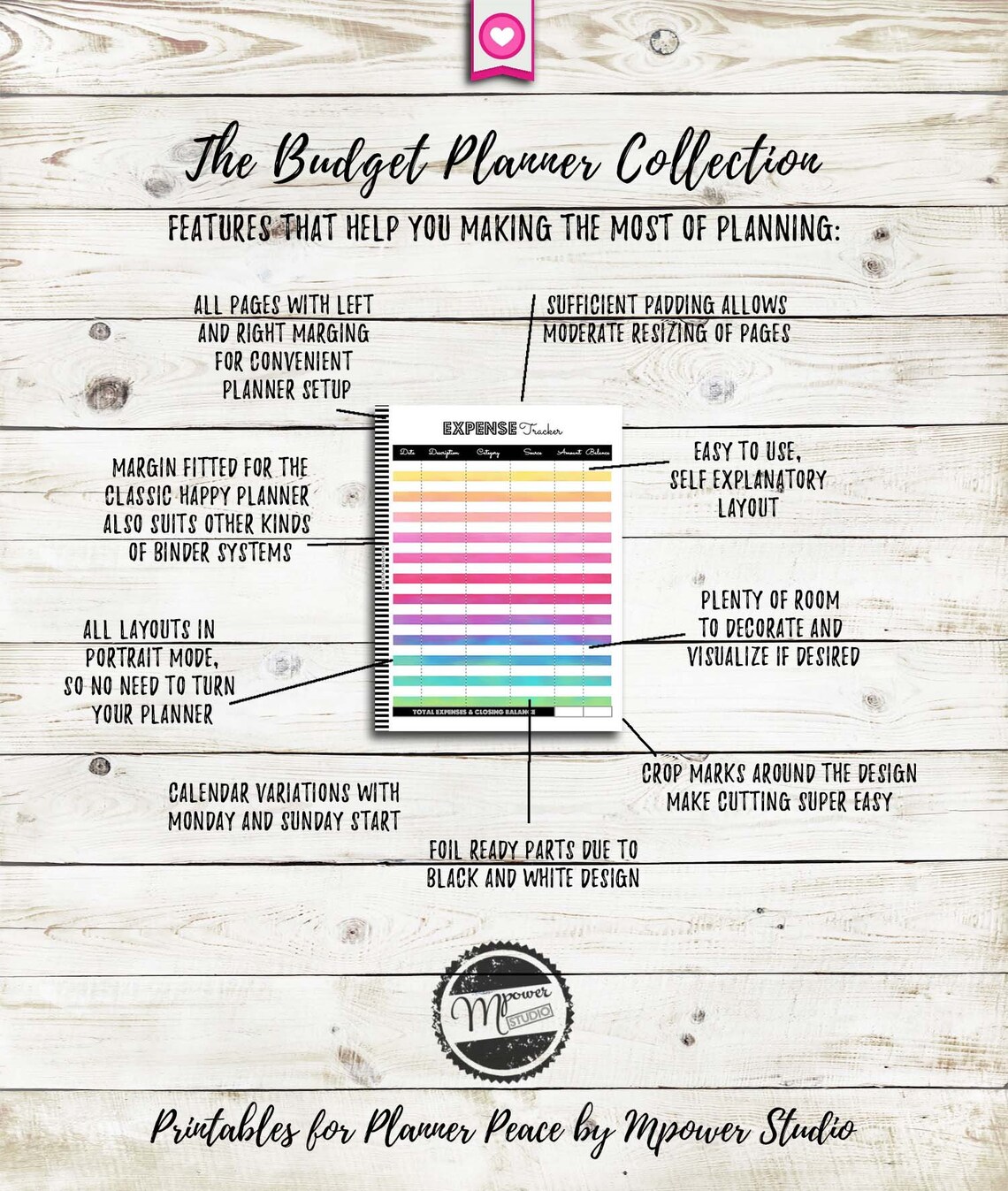 Classic Happy Planner Budget Planner Printable Finance - Etsy