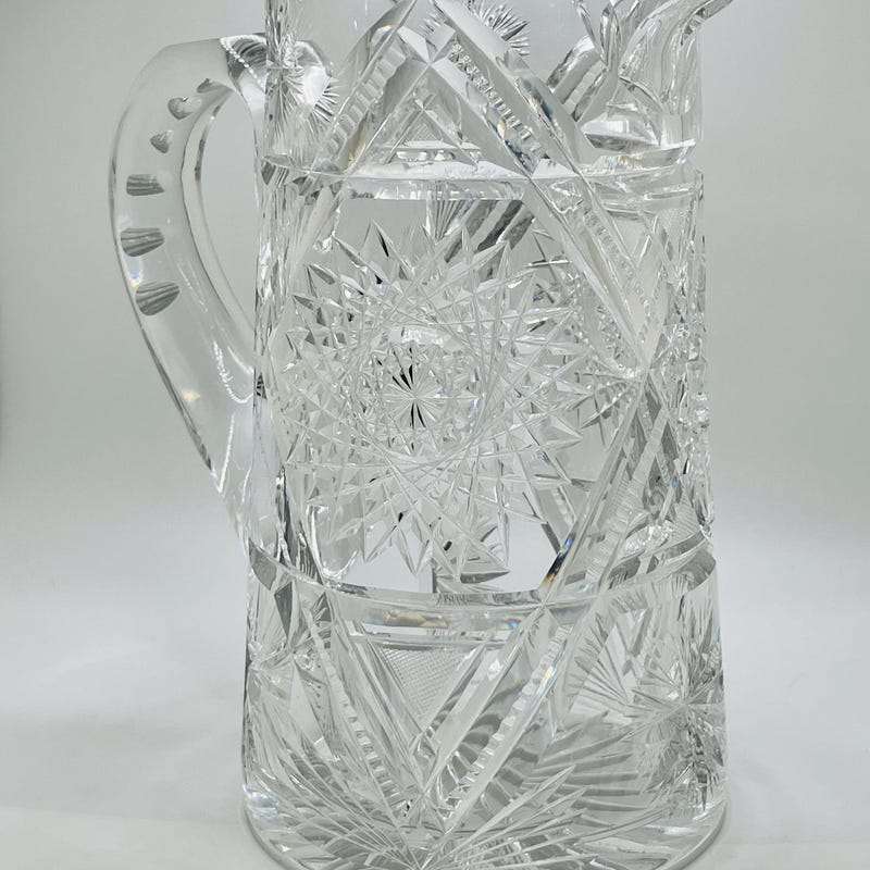 Crystal Pitcher - Etsy