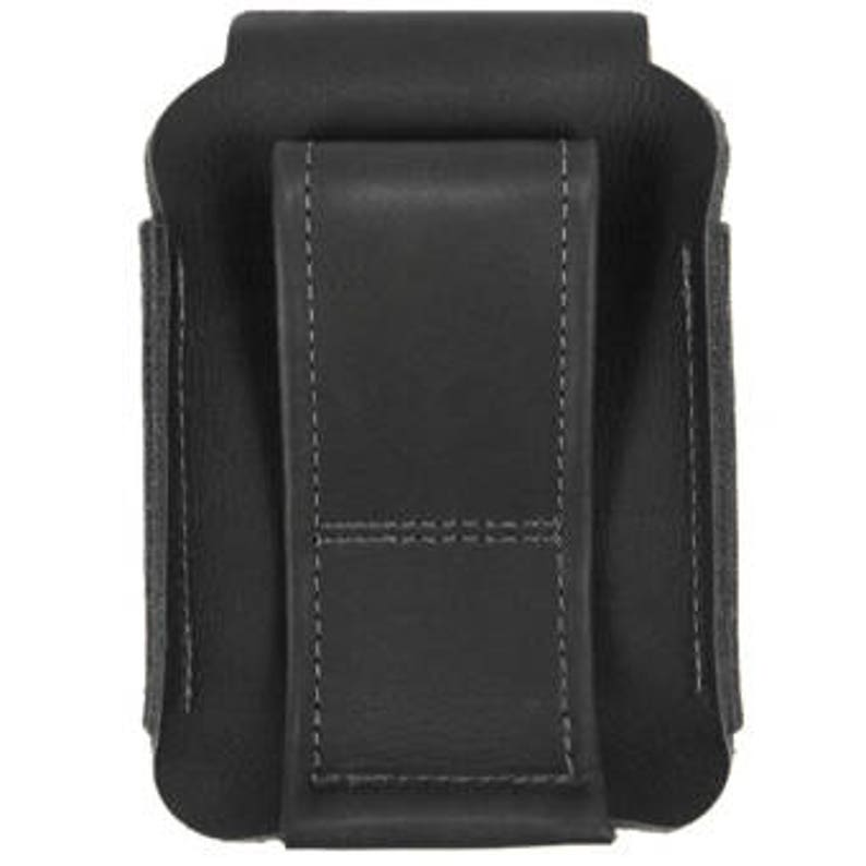 XL Vertical Leather Cell Phone Case Black - Etsy