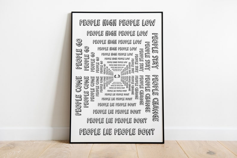 Yungblud Low Life Poster, Black Hearts Club Fan Art, Printed Wall Art ...