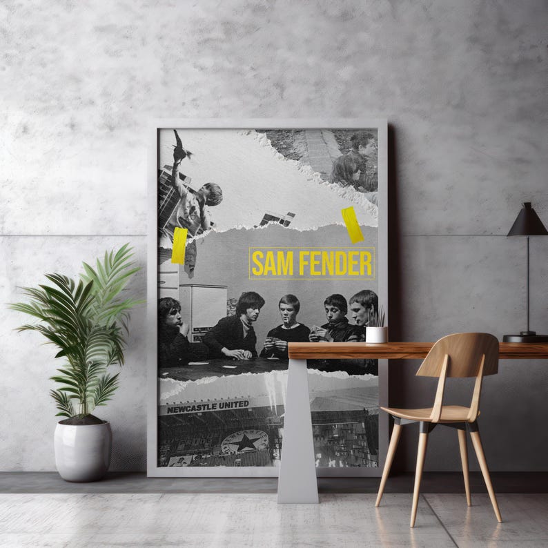 Sam Fender People Watching Tour Poster, Indie Music, Collage, Concert ...