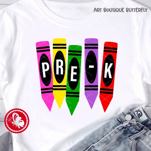 Pre-k Svg Back to School Svg Teacher Svg Dxf Eps Png | Etsy