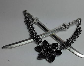 Chainmail flower | Etsy