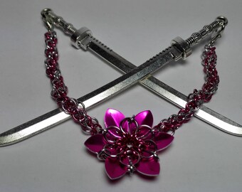 Chainmail flower | Etsy