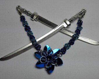 Chainmail flower | Etsy