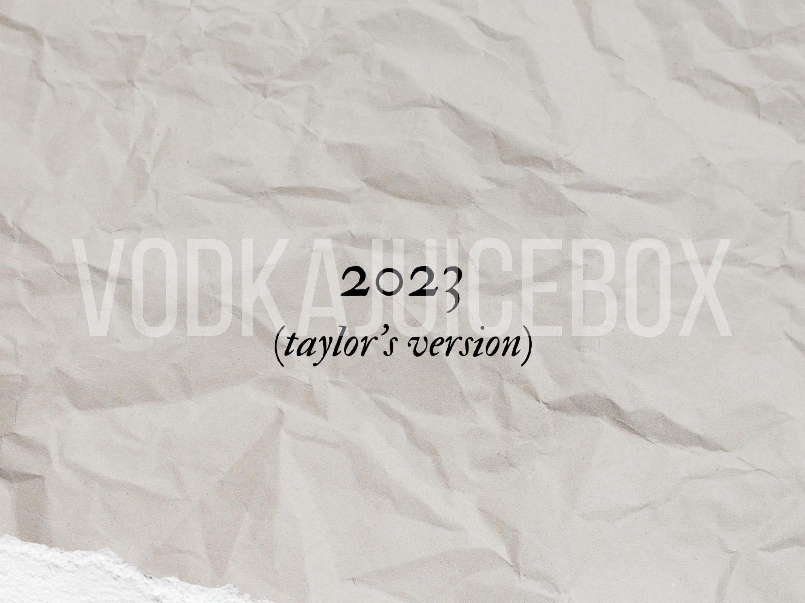 Taylor Swift Art 2023 Monthly Calendar Printable Desktop Wallpaper ...