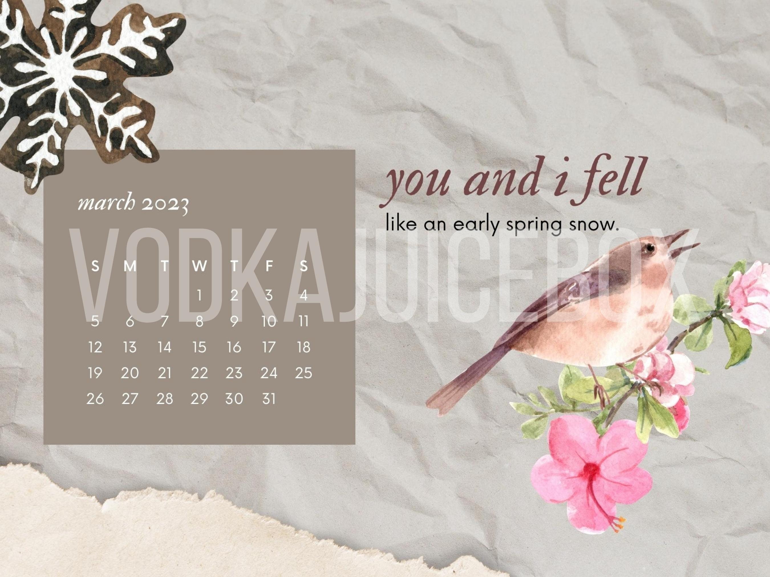 Taylor Swift Art 2023 Monthly Calendar Printable Desktop Wallpaper ...