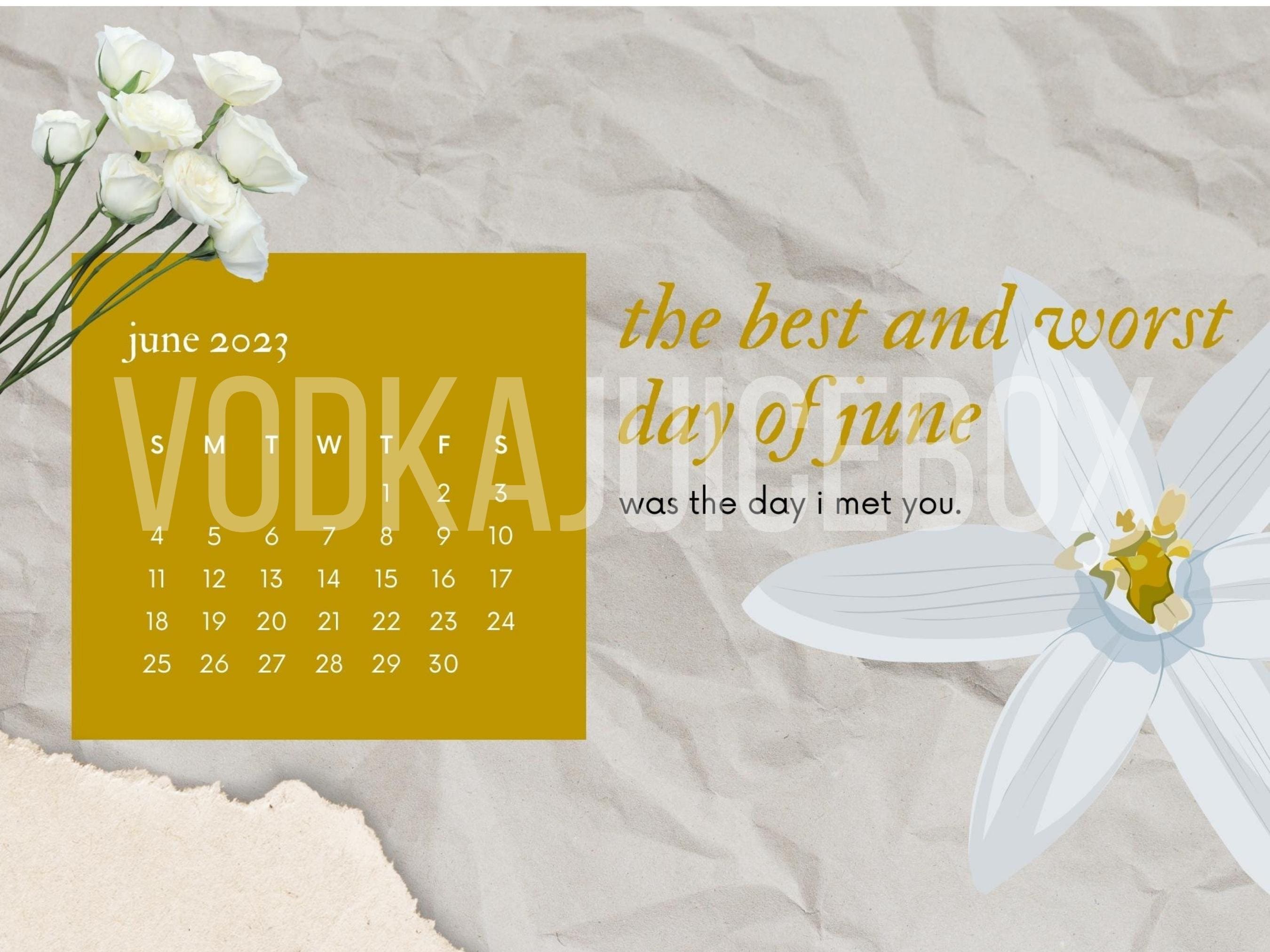 Taylor Swift Art 2023 Monthly Calendar Printable Desktop Wallpaper ...