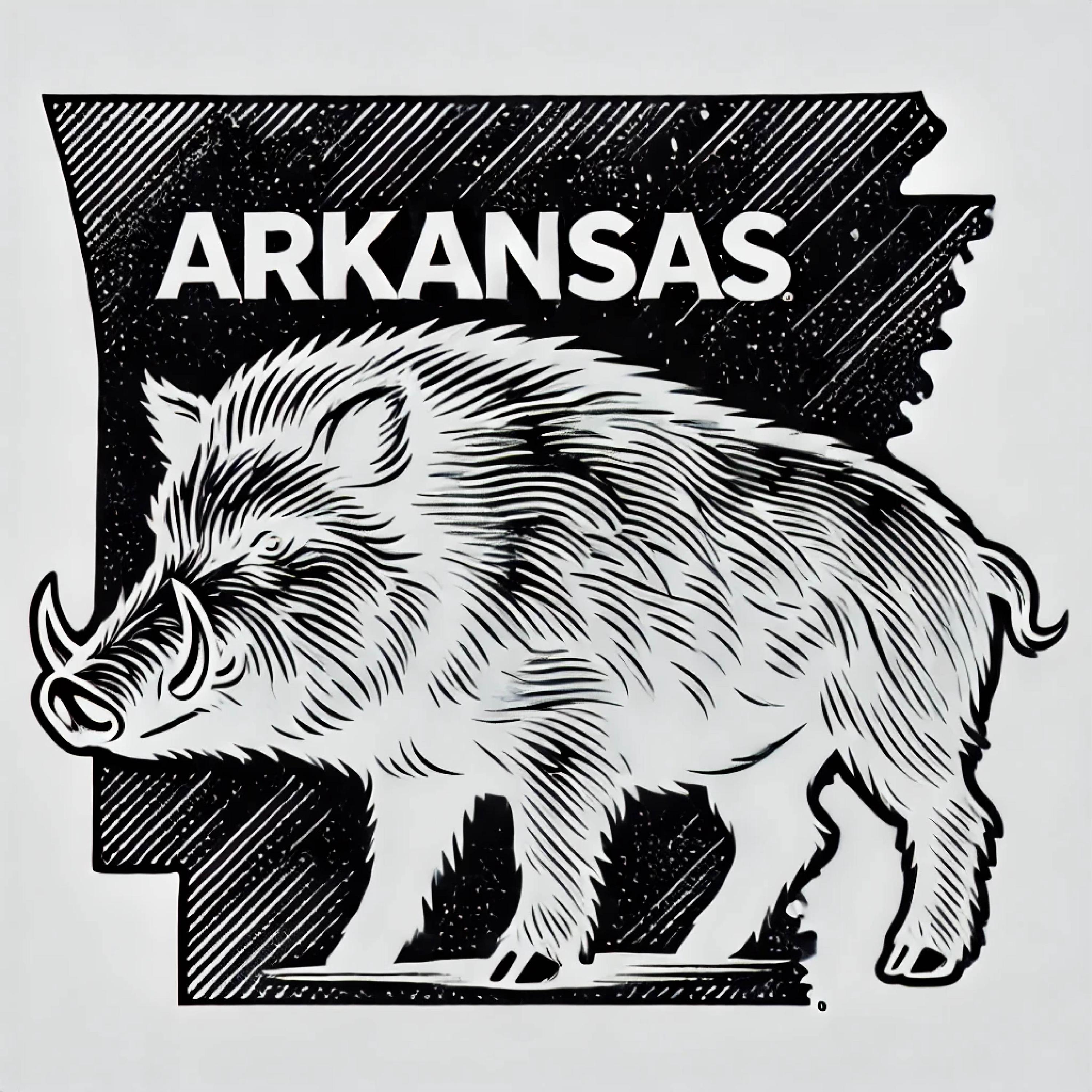 SVG, PDF, PNG, Jpeg of Arkansas Razorback Vector. Instant Download ...