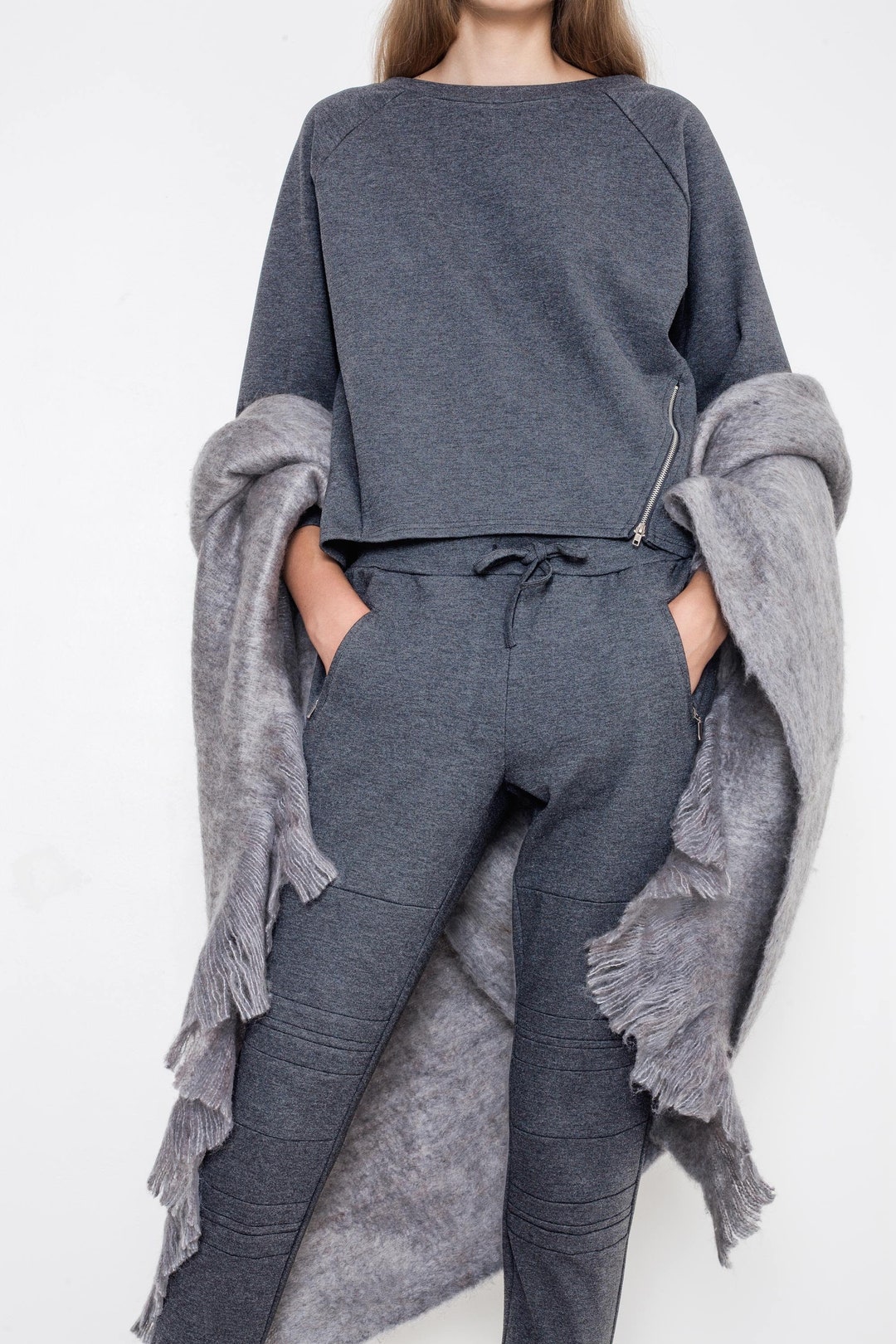 Two Piece Loungewear Set, Luxury Homewear, Comfy Lounge Pants and ...