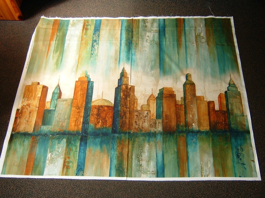 Skyline Houses Photo Panel Urban Reflections 90 X 110 Cm Patchwork ...