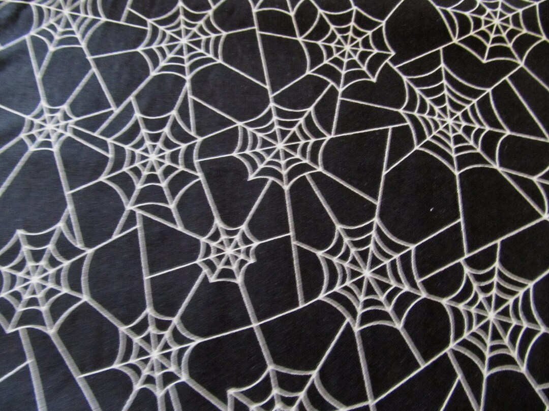 Spider Web Hocus Pocus Miller Cotton Patchwork Fabric 50 X 110 Cm - Etsy
