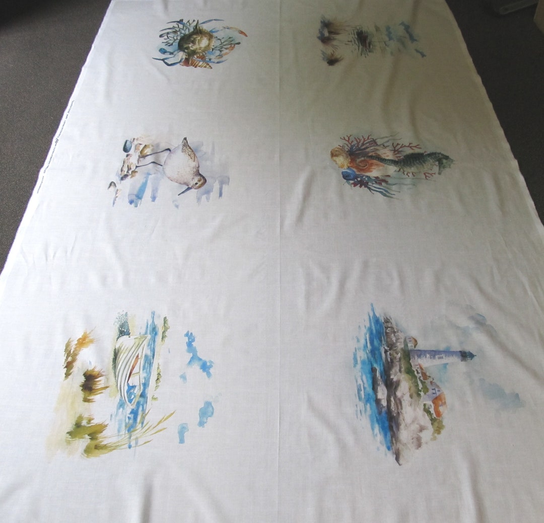 Boats Lighthouse Crab Maritime Sail Away 160 X 110 Cm 6 Pictures ...