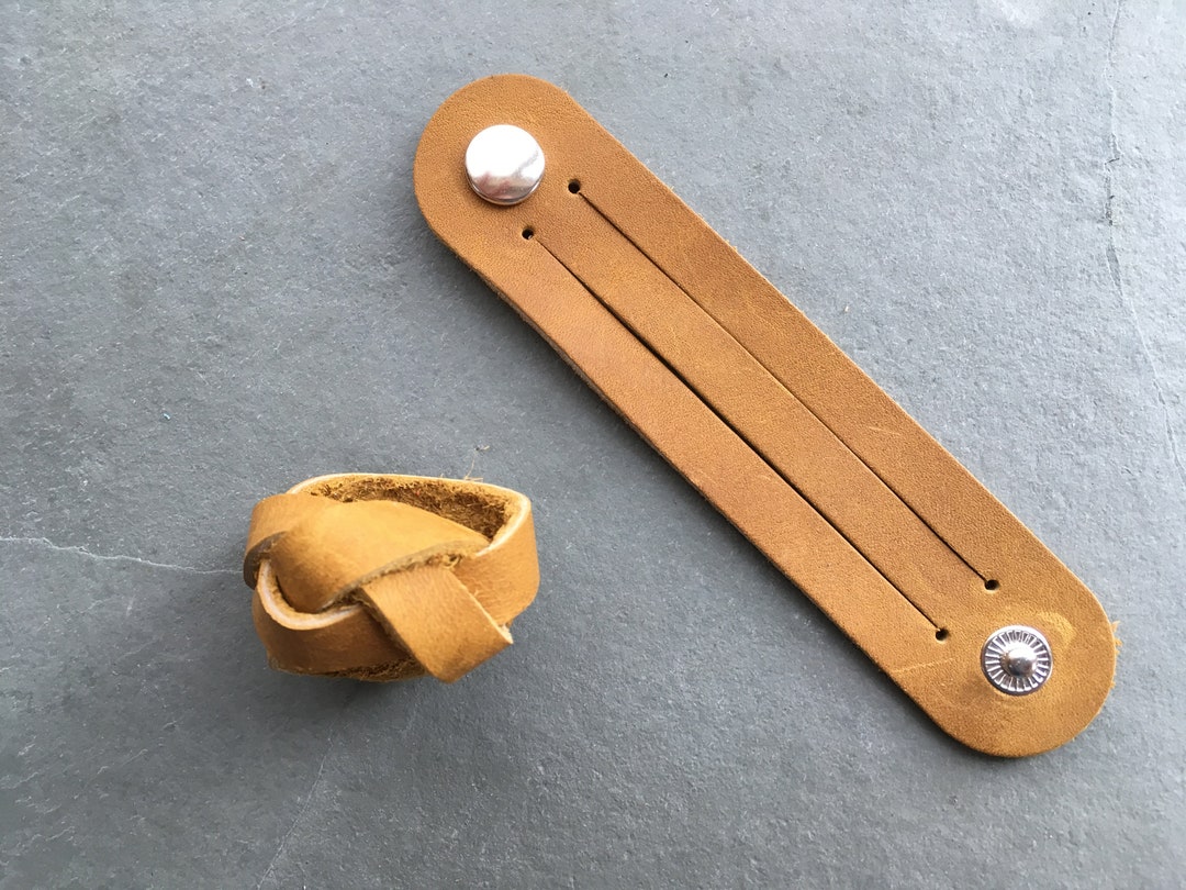 Nubuck Leather Premium Scarf Ring/woggle: Various Lovely - Etsy