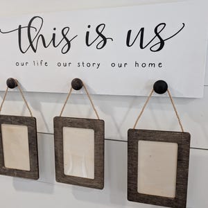 This is Us Sign With Picture Frames - Etsy