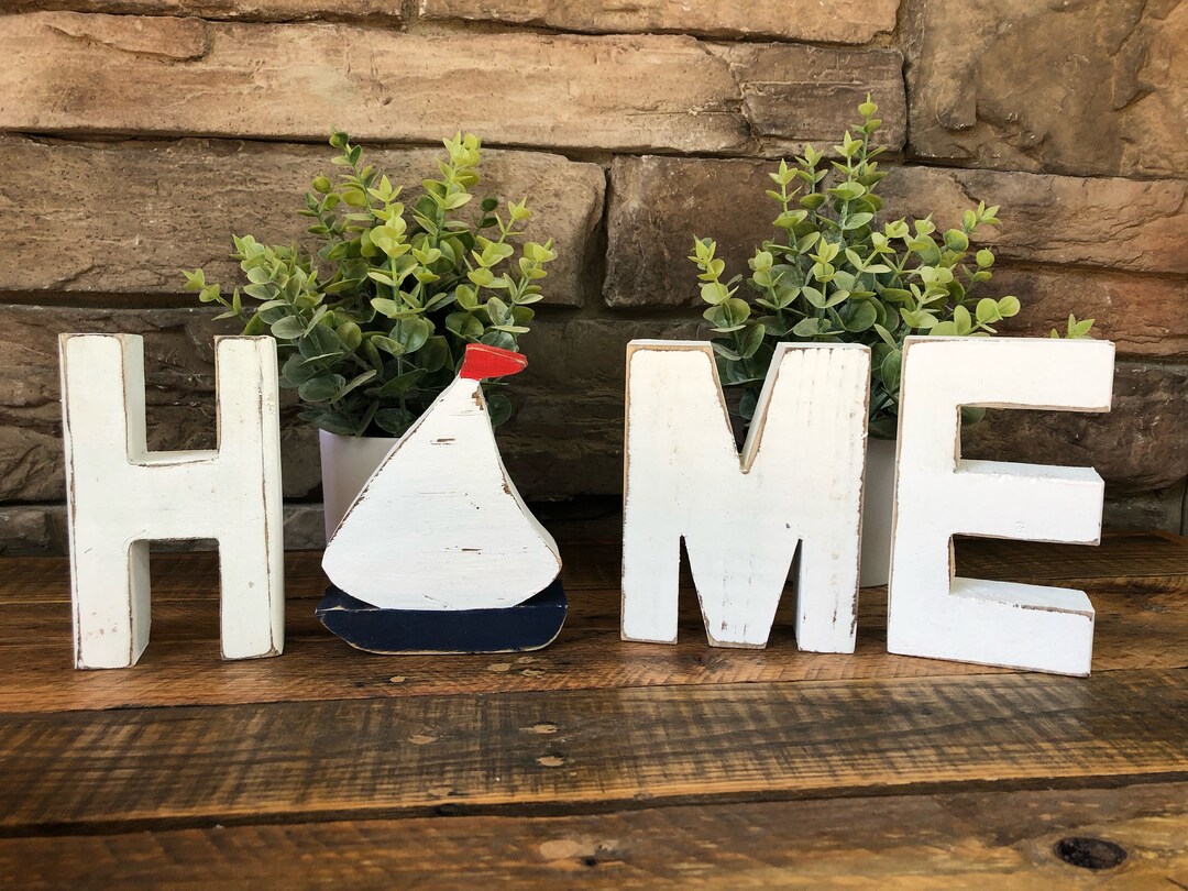 Home Letters, Interchangeable Seasonal Characters, Free Standing ...