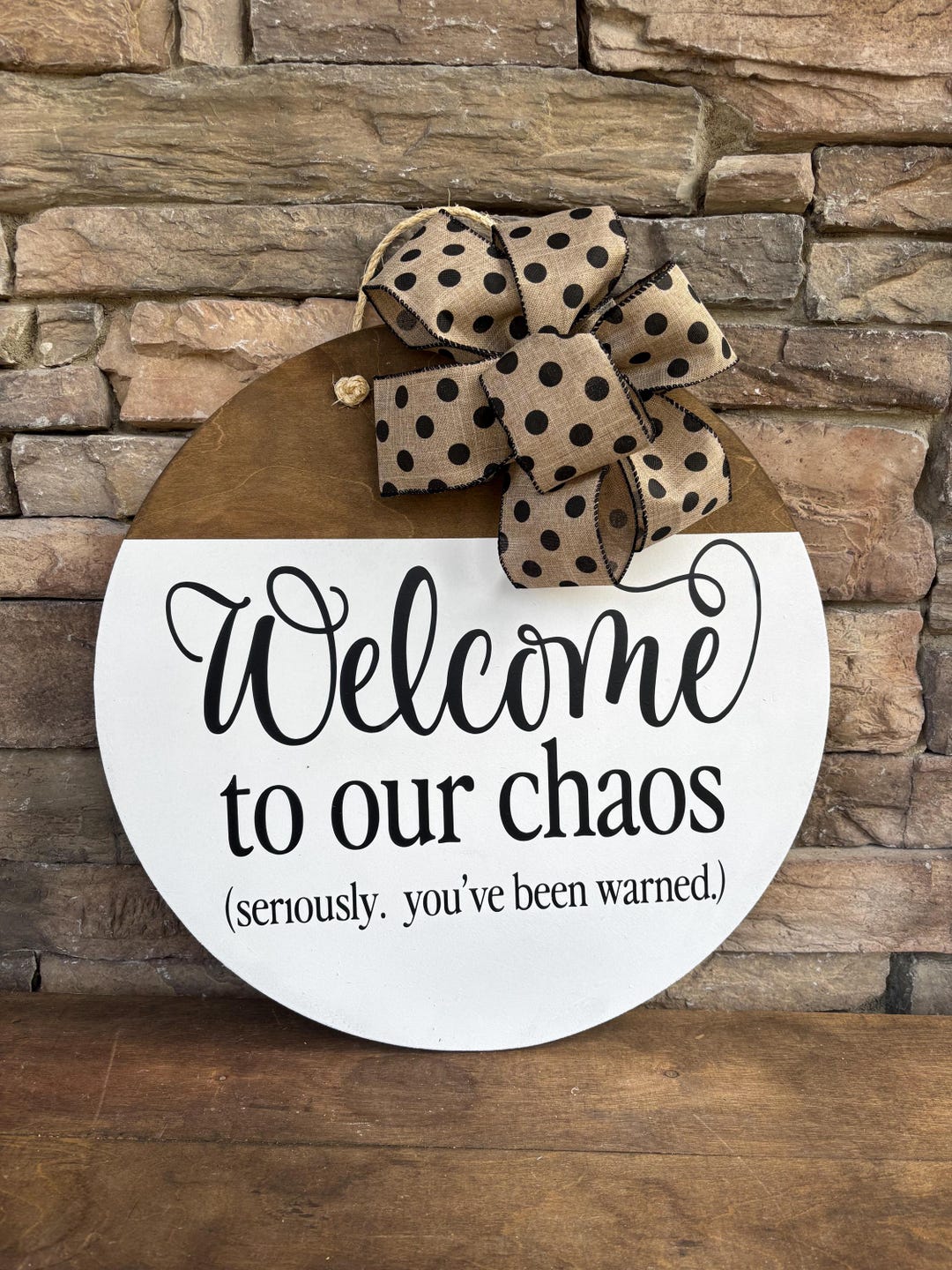 Welcome to Our Chaos - Etsy