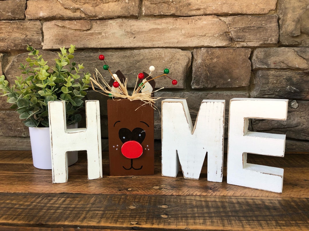 Home Letters, Interchangeable Seasonal Characters, Free Standing ...