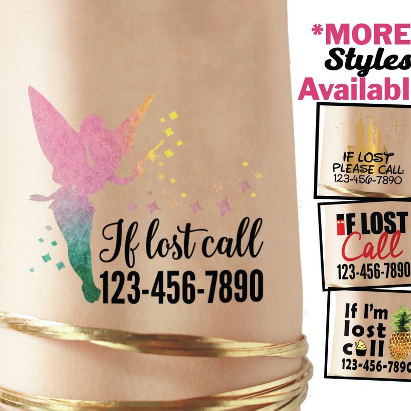 Phone Number Tattoo - Etsy