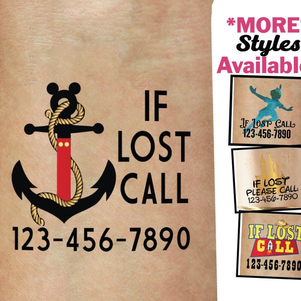 Phone Number Tattoo - Etsy