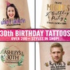 50th Birthday Tattoos, Fifty & Fabulous, 50 and Fabulous, 50th Birthday ...