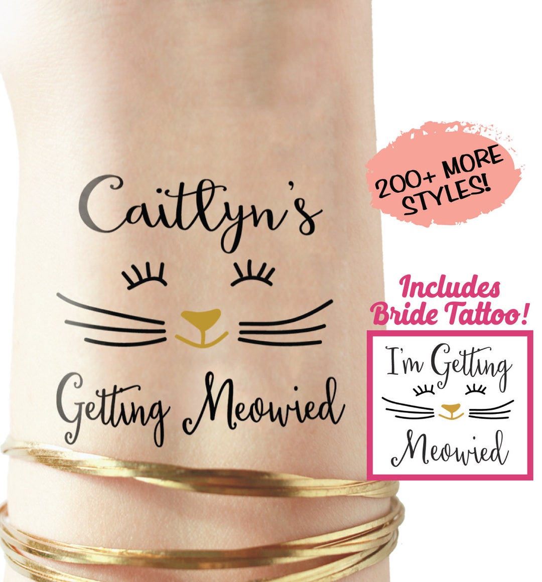 I'm Getting Meowied Tattoos | Last Meow, Check Meowt, Getting Meowied ...