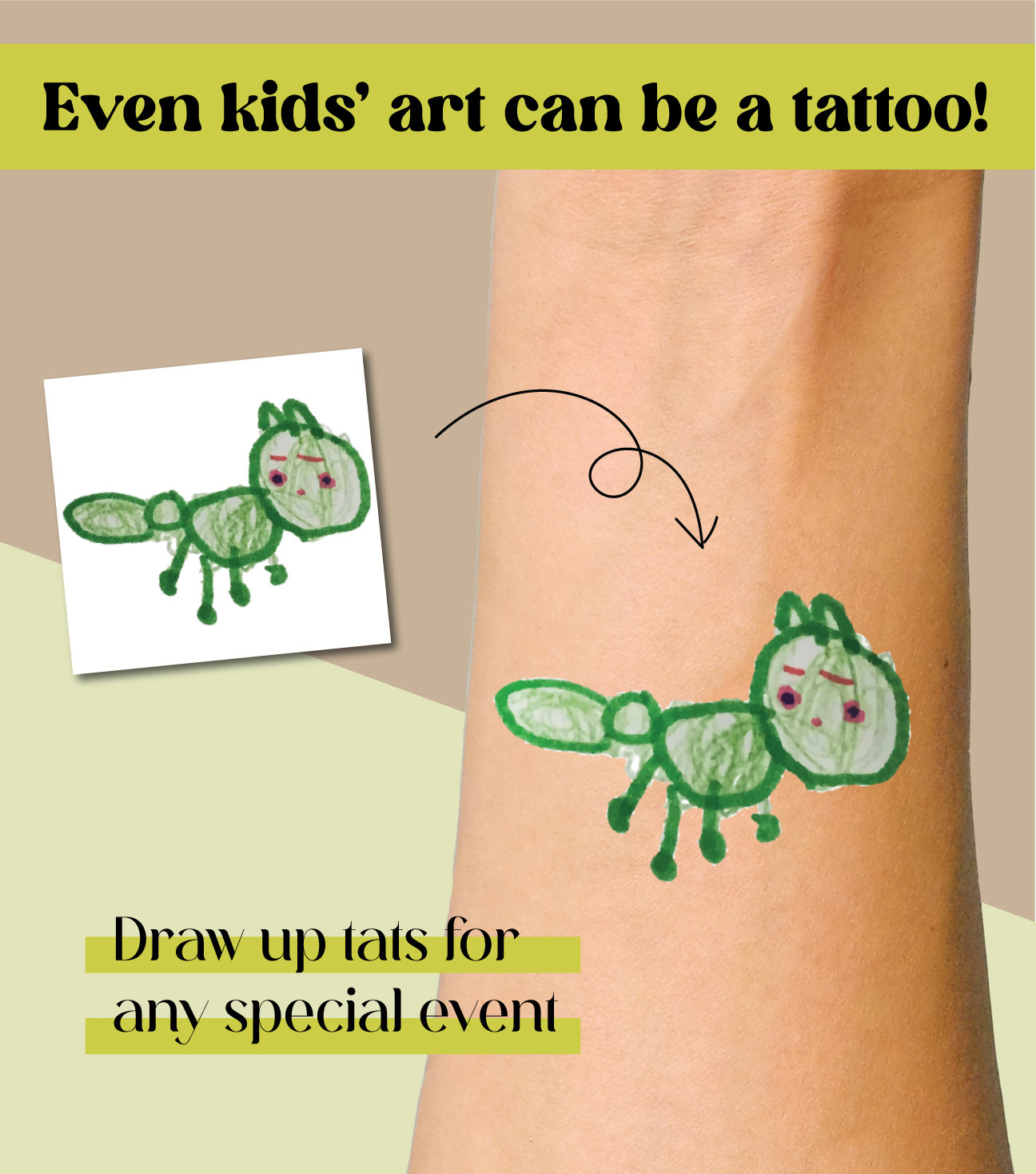 Custom Temporary Tattoos - Print and Cut Any Design - Custom Design ...