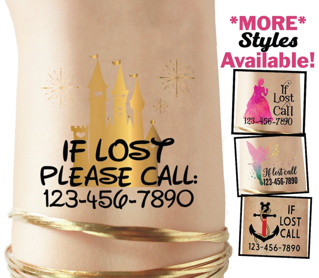 Child Safety Tattoos - Safety ID Tattoos - Temporary Tattoos ...