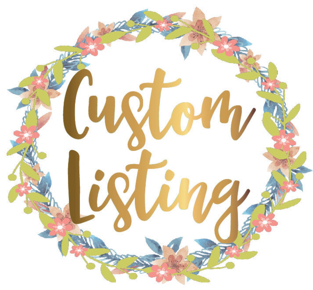 Custom 10 Dollar Listing - Etsy