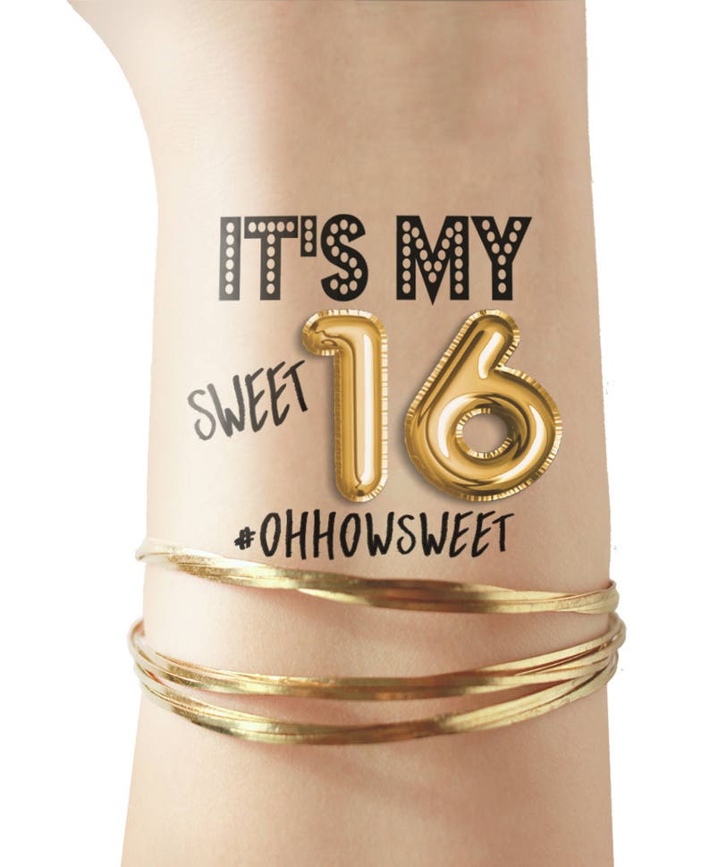 16th birthday favor sweet sixteen 16 16th birthday party | Etsy