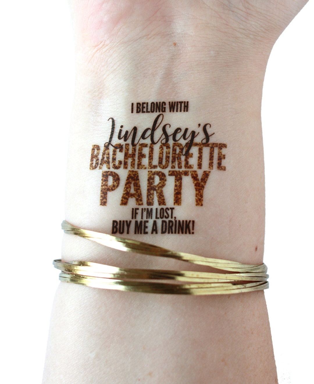 15 Fake Tattoos for Bachelortte Party's - Armlet Tattoo or Arm Wrist ...