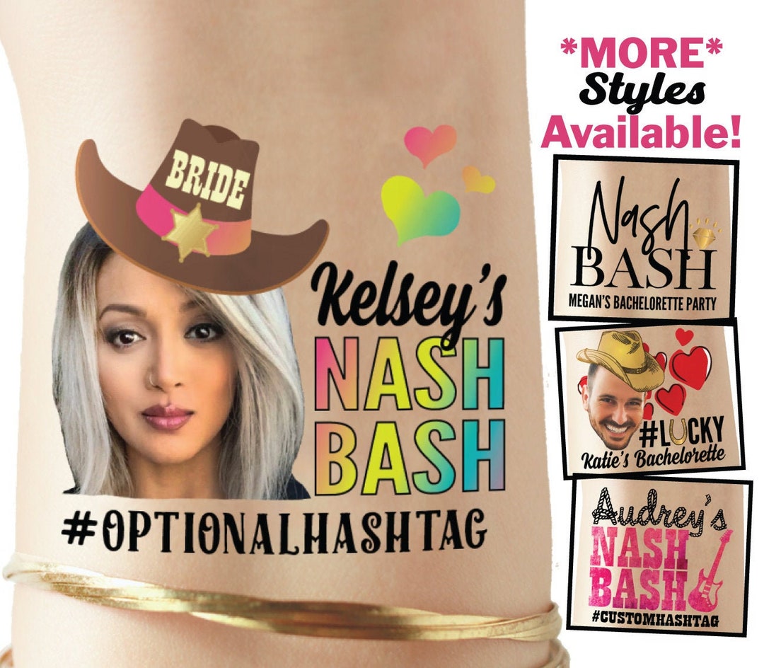 Nashville Bachelorette Party Custom Tattoos Gold Tattoos Nash Bash